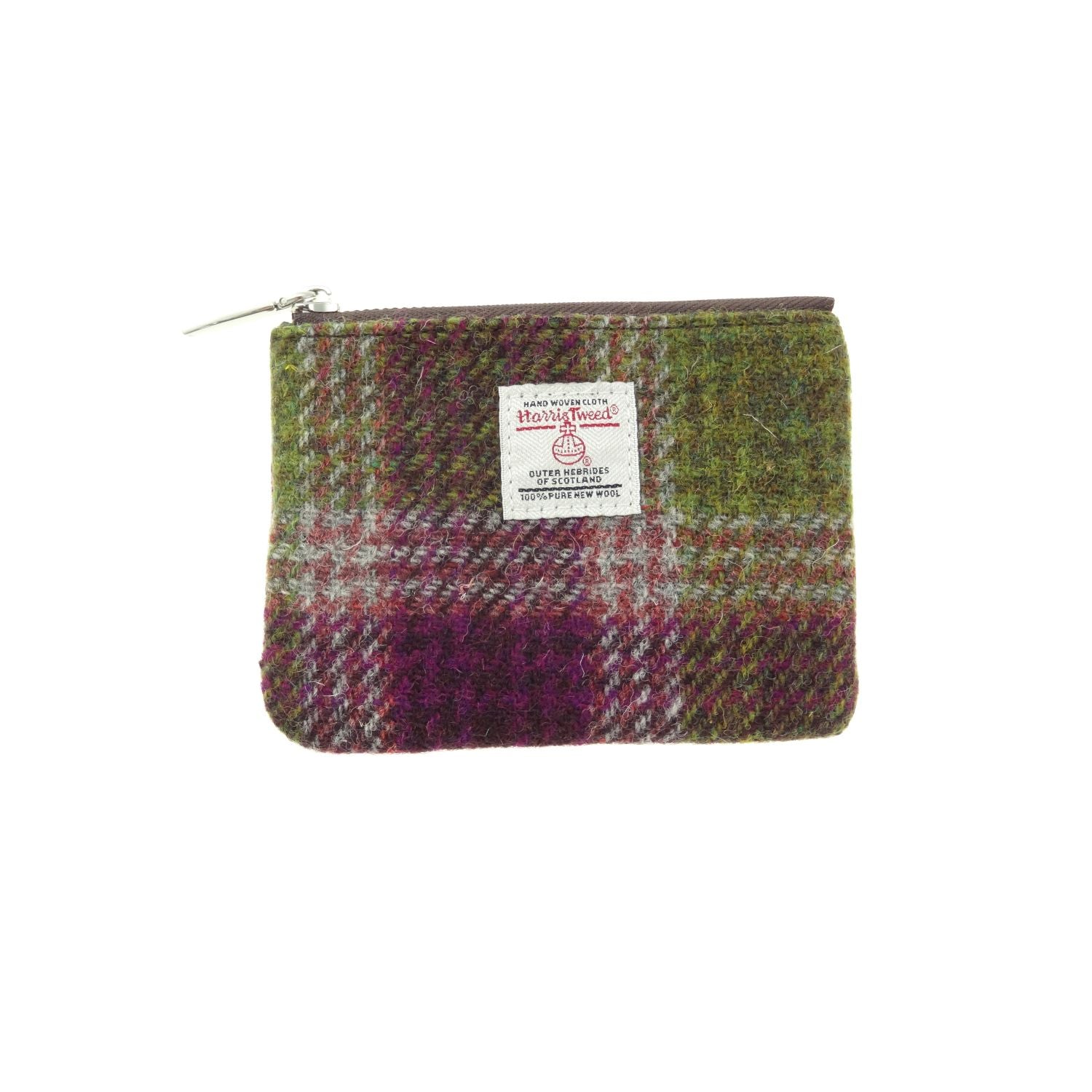Glen Appin Eriskay Small Zip Coin Purse Heather Check – The Hat Company