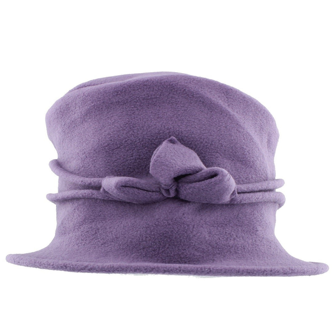 Women's Lilac Super Soft Fleece Cloche With Piping & Bow Detail – The ...
