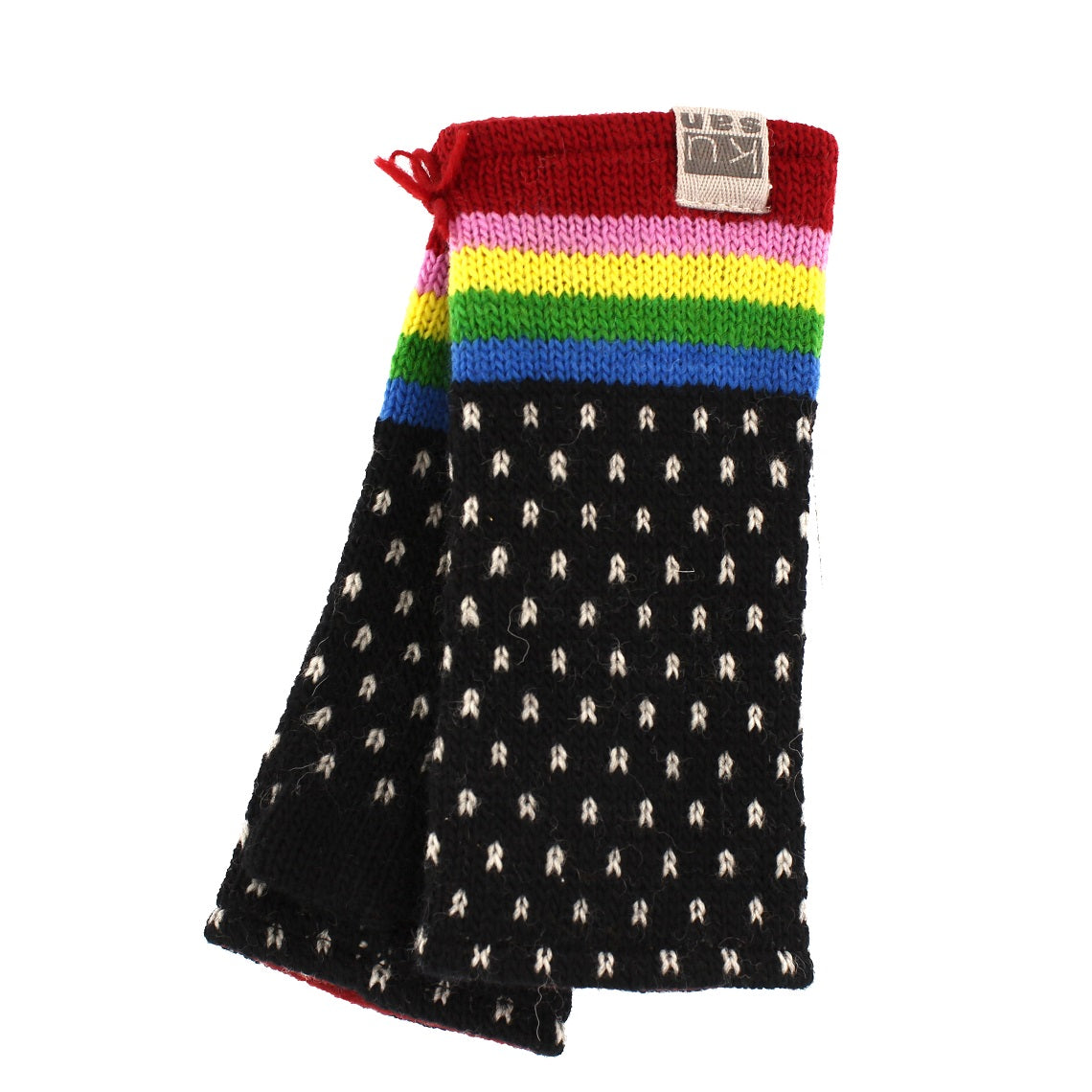 Kusan Wool Handwarmers Black Spotty (PK1909) – The Hat Company