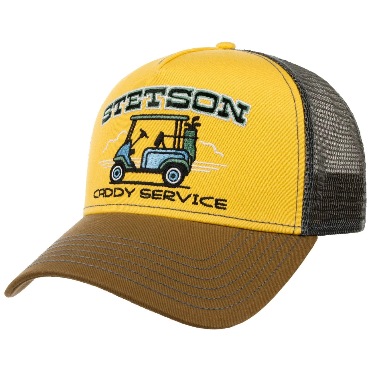 Golf Caddy Stetson American Baseball Trucker Cap Adjustable Snapback ...