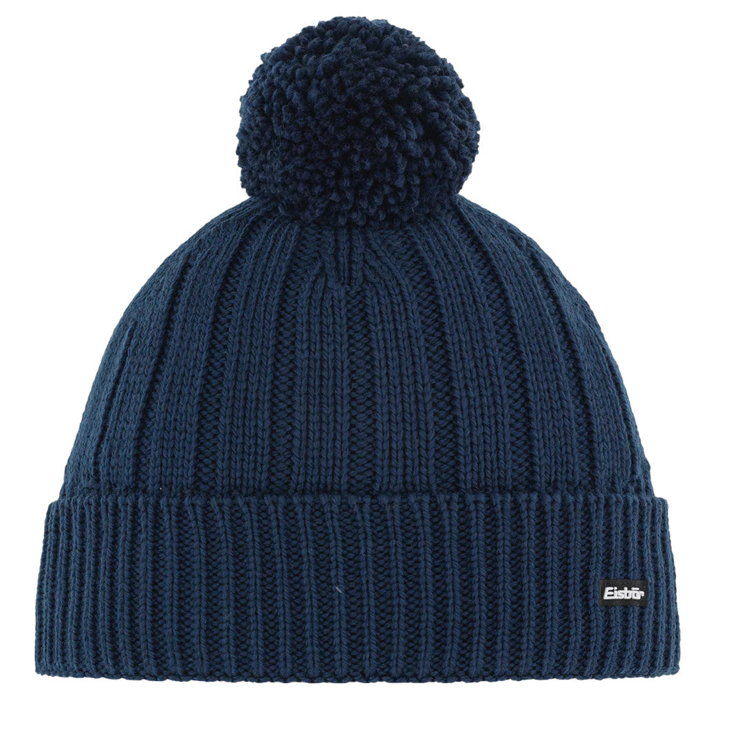 Eisbar AYO Pom Bobble Hat - Dark Cobalt | Free Delivery – The Hat Company