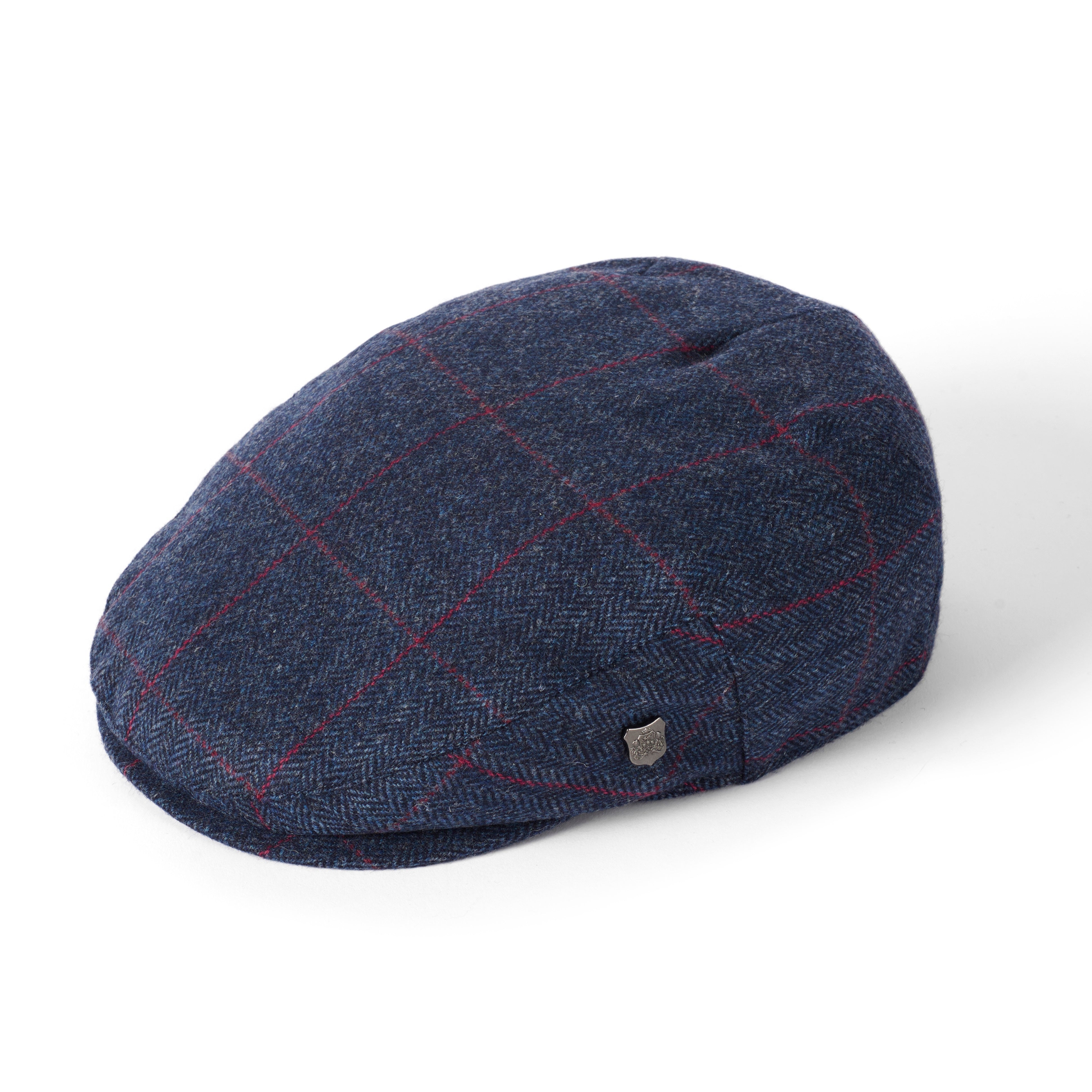 Failsworth Cambridge Wool Country Flat Cap Blue 1481 – The Hat Company