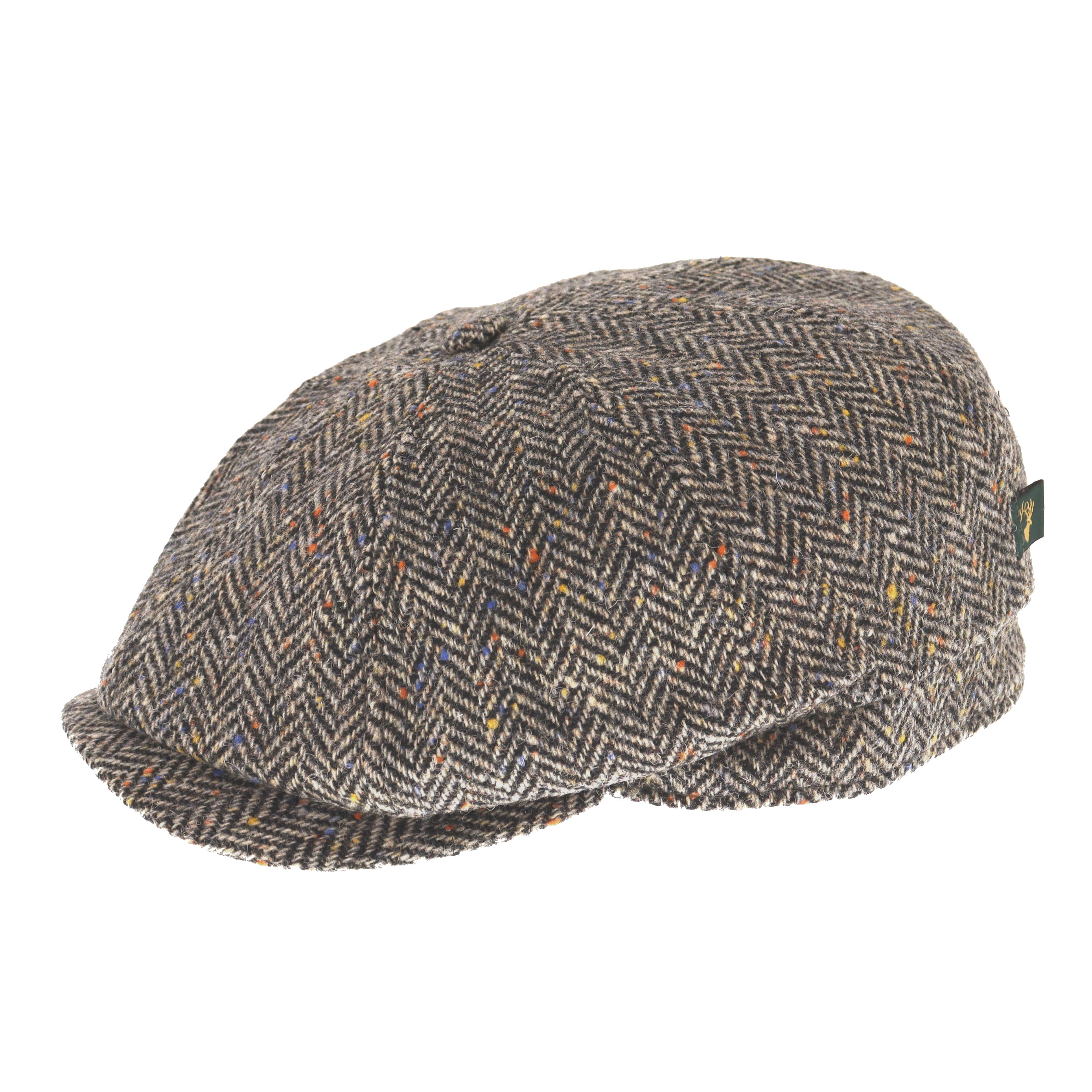 Mucros Weavers Driving Cap in Grey Herringbone – The Hat Company