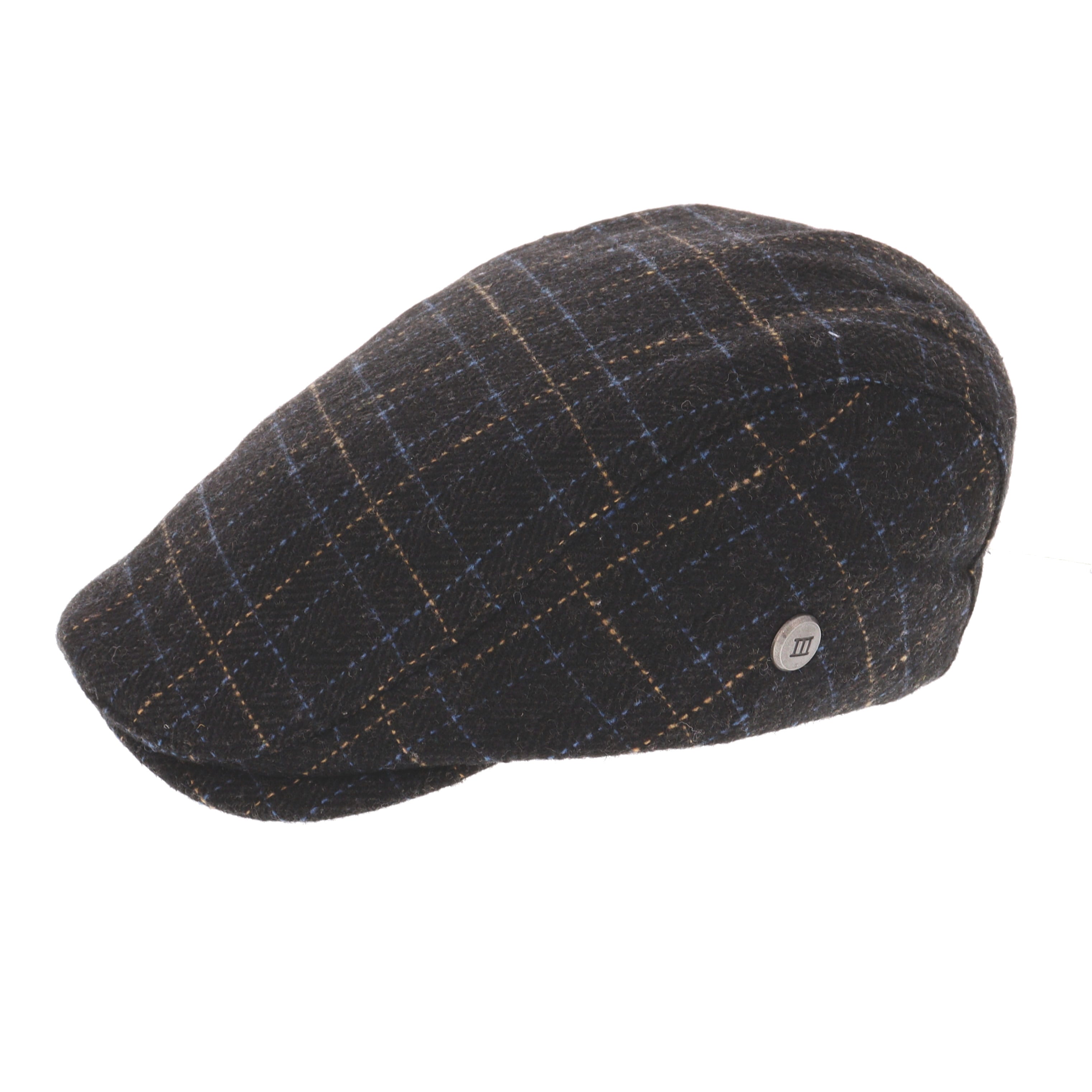 Wide Check Devlin Flat Cap From Tresanti – The Hat Company