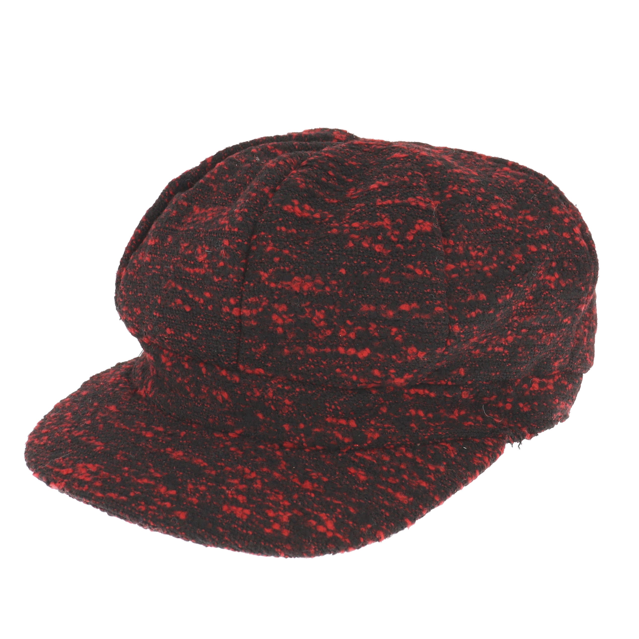 Ladies Red & Black Bakerboy Cap | Free Delivery – The Hat Company