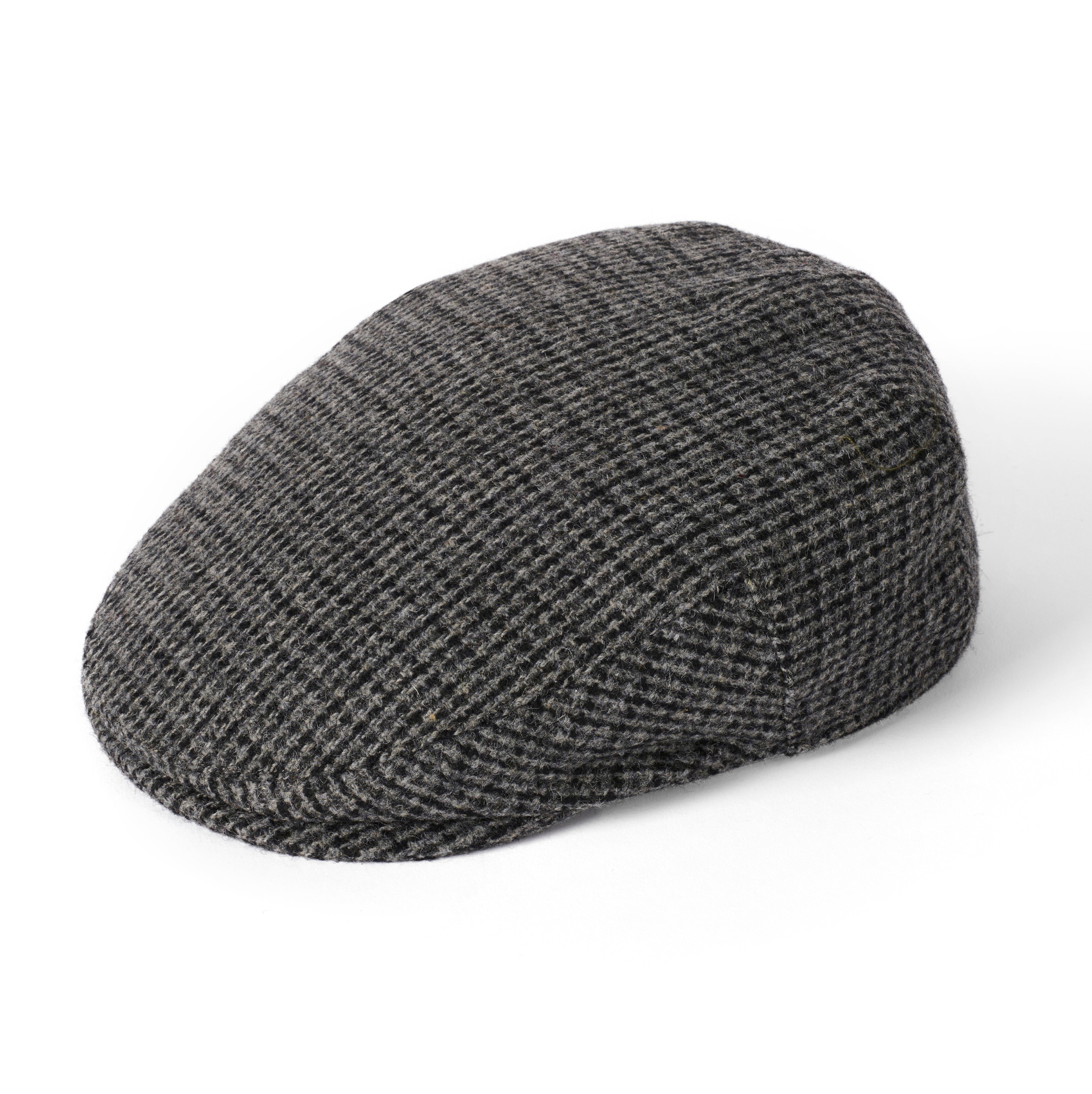 Failsworth Worcester Check Country Flat Cap Grey Check – The Hat Company