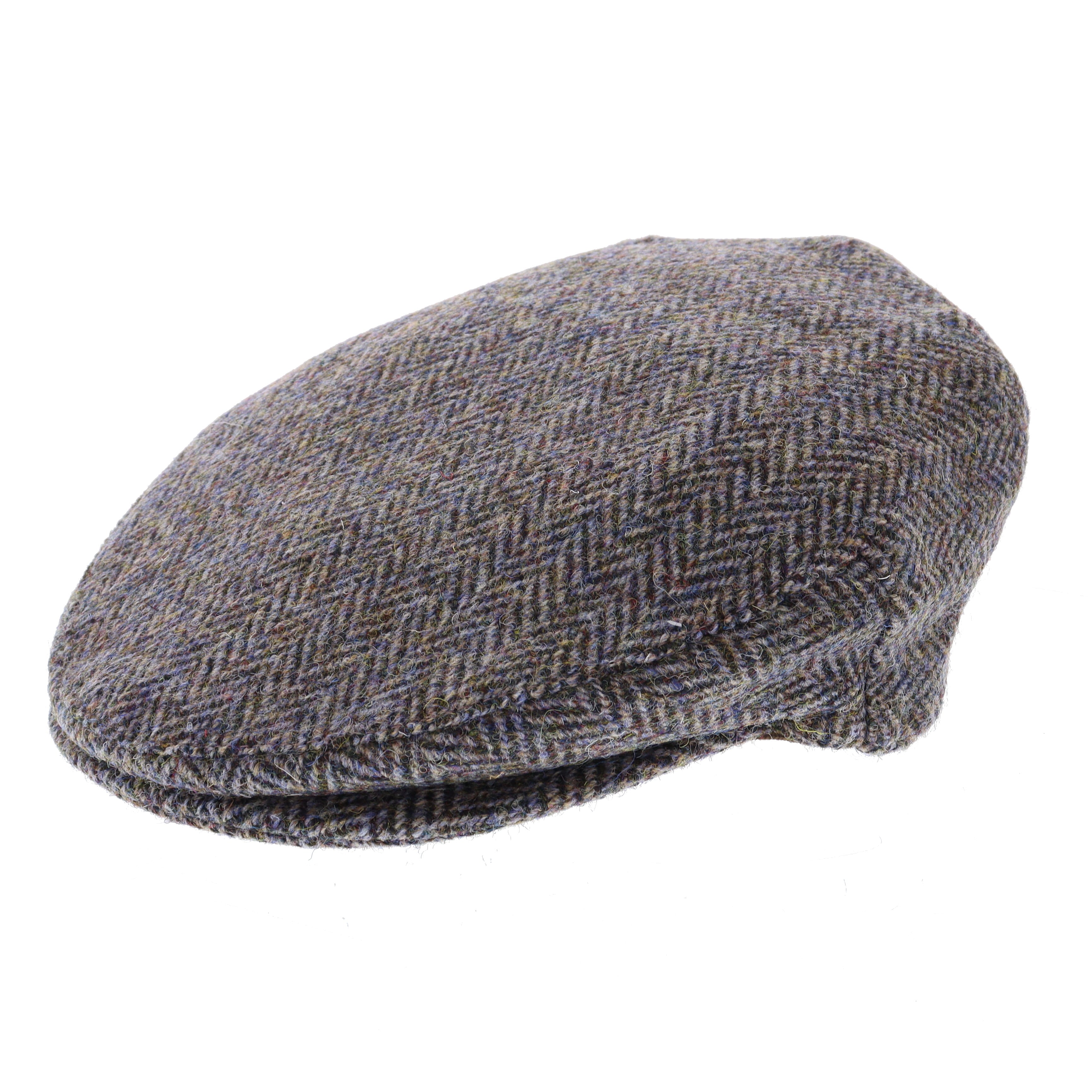 Glen Appin Harris Tweed Wool Country Flat Cap – The Hat Company
