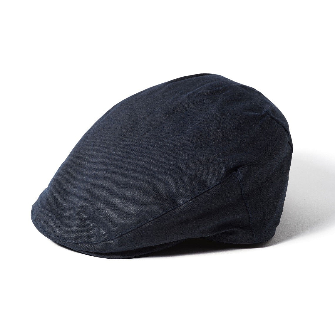 Failsworth Waxed Cotton Flat Cap In Navy – The Hat Company